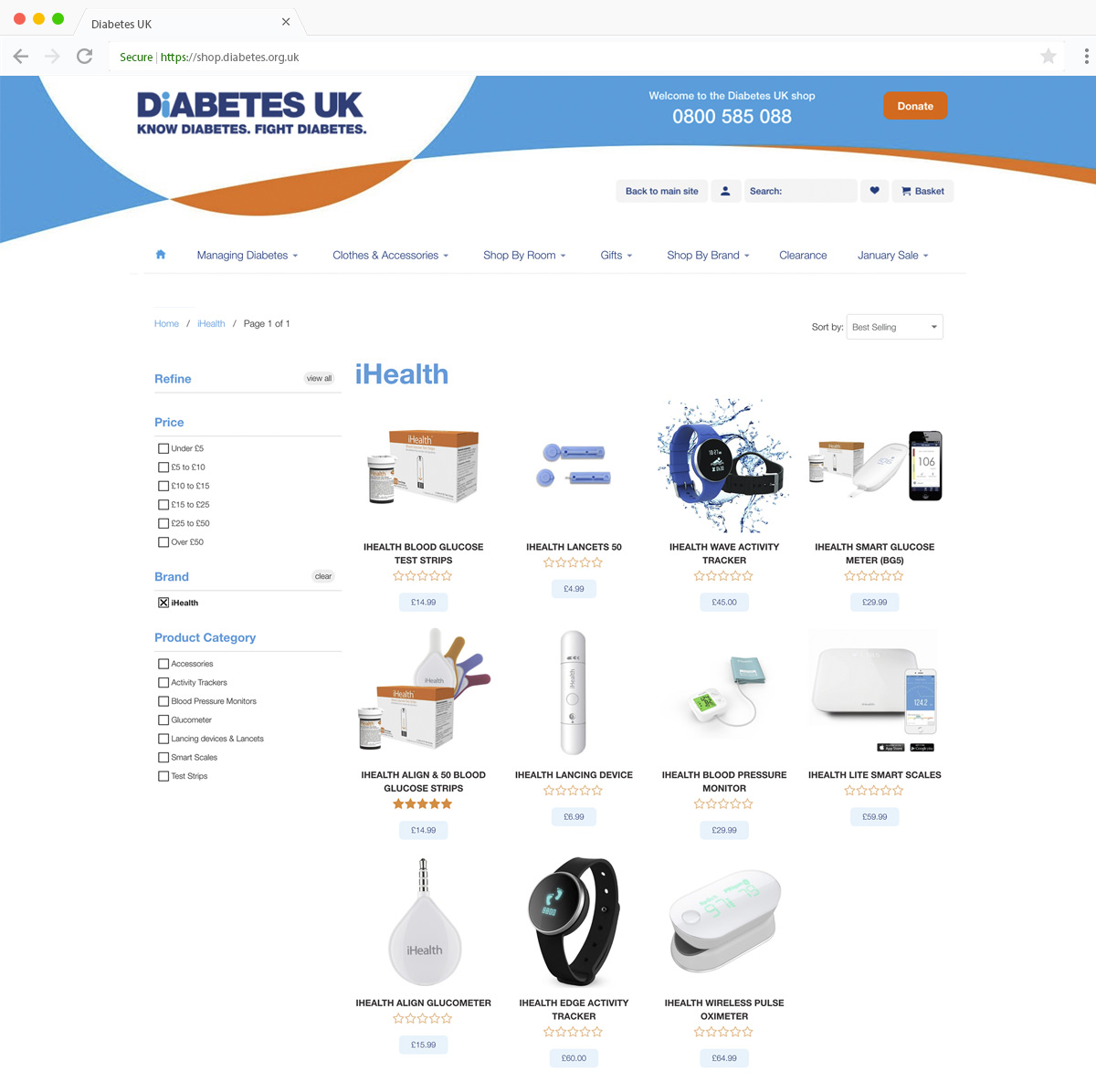 Diabetes UK | Shopify Website Development | Shopify Plus Experts ...